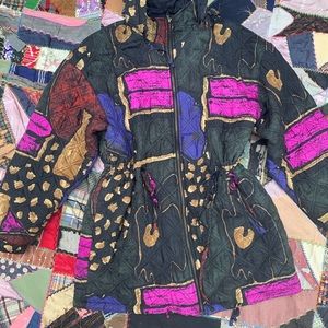 Vintage | Jackets & Coats | Vintage Silk Quilted Puffer Jacket | Poshmark